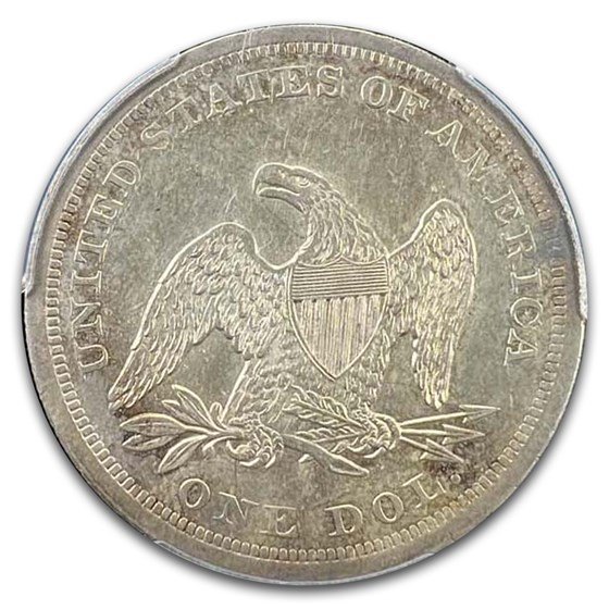 Buy 1843 Seated Liberty Dollar MS-62 PCGS | APMEX