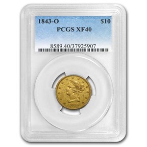 Buy 1843-O $10 Liberty Gold Eagle XF-40 PCGS | APMEX