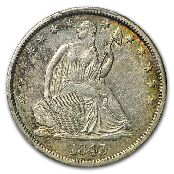 Buy 1843-O Liberty Seated Half Dollar XF-45 PCGS | APMEX