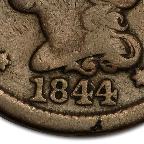 Buy 1844/81 Large Cent Fine | APMEX