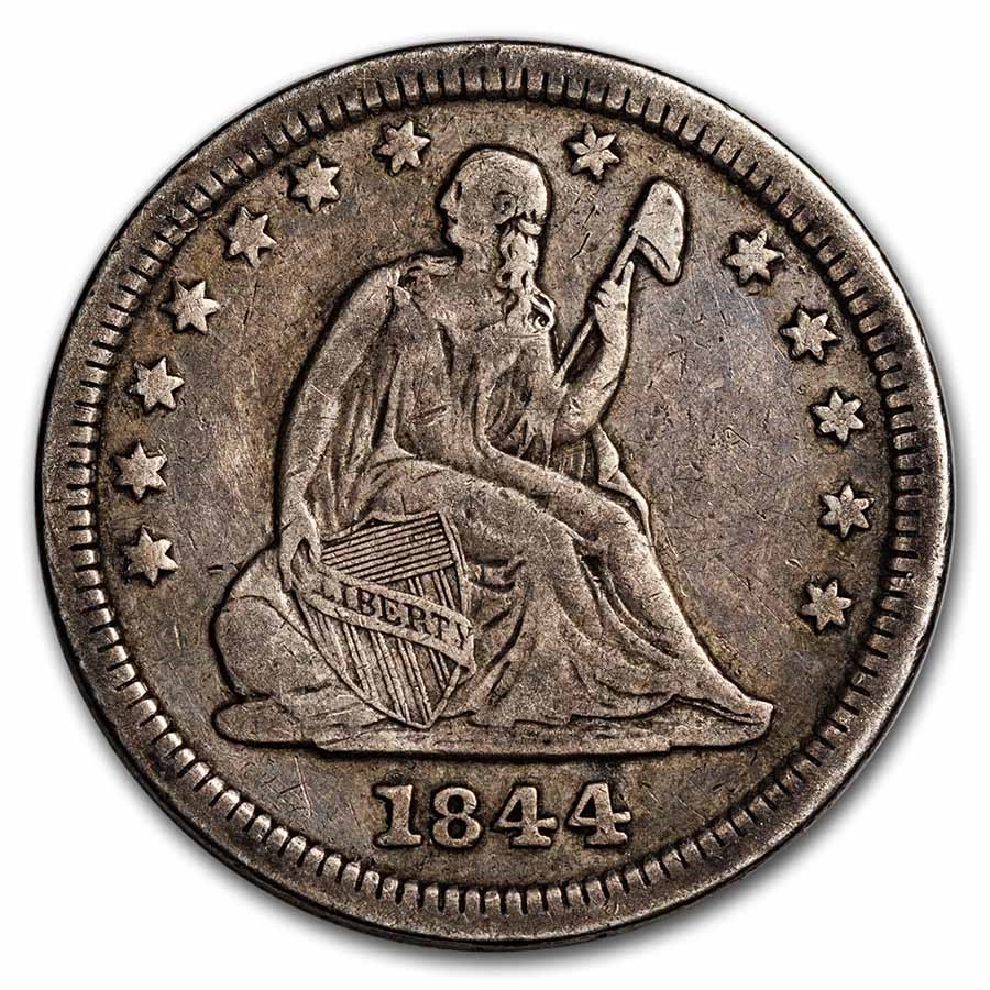 Buy 1844-O Liberty Seated Quarter XF | APMEX