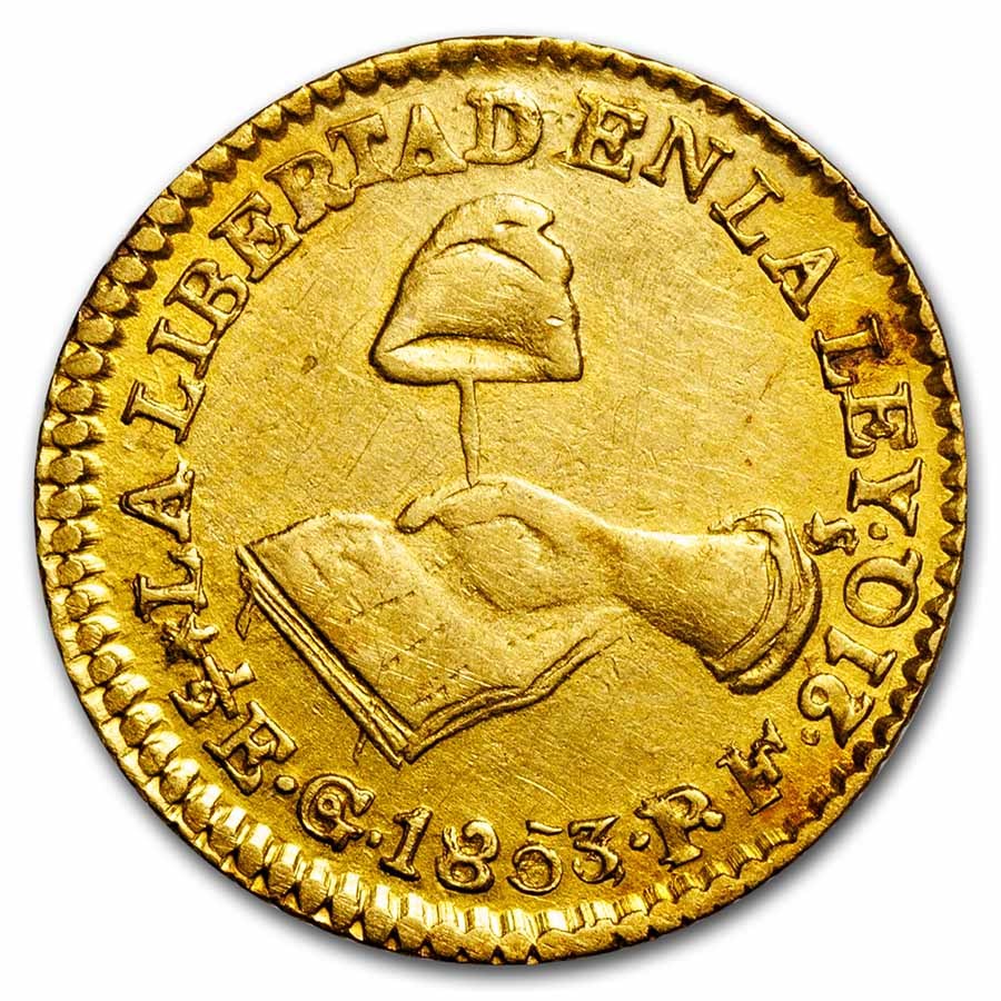 Buy 1845-1863-Go Mexico 1/2 Escudo Gold Coin AU | APMEX