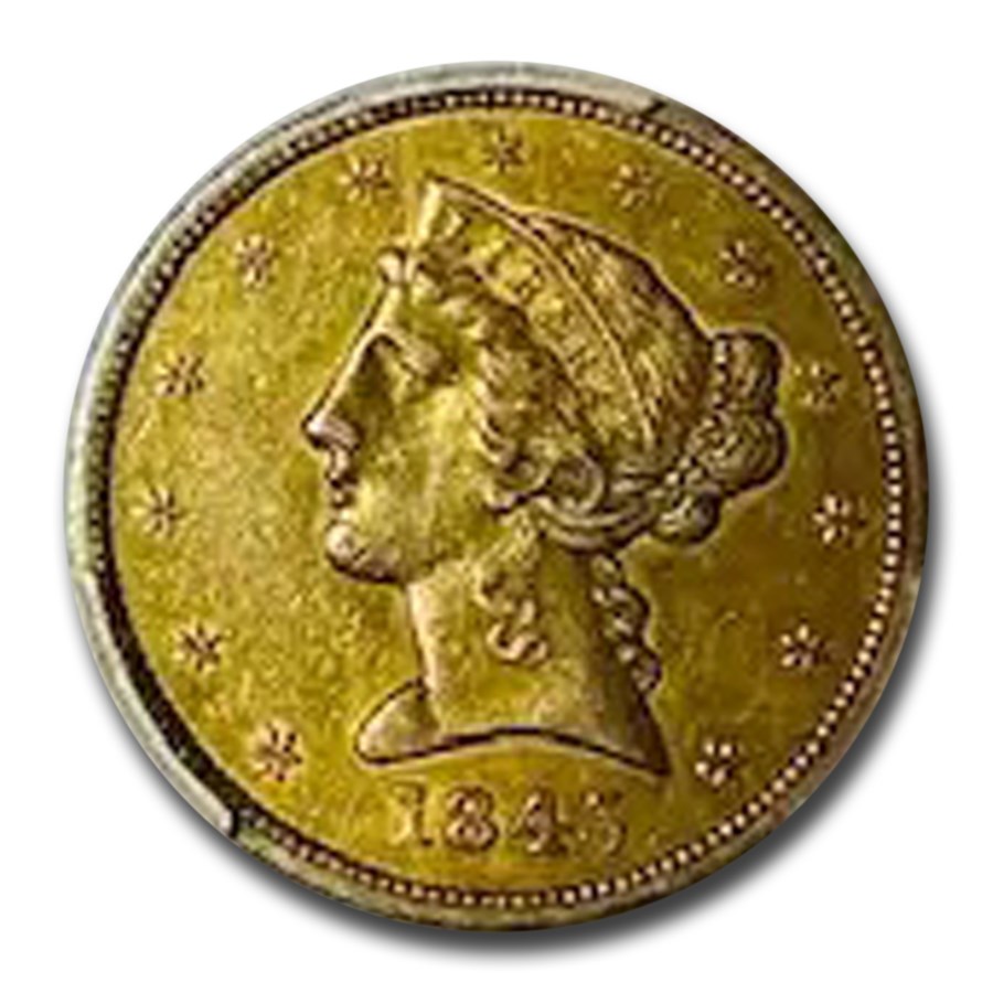 Buy 1845 $5 Liberty Gold Half Eagle XF-45 PCGS | APMEX