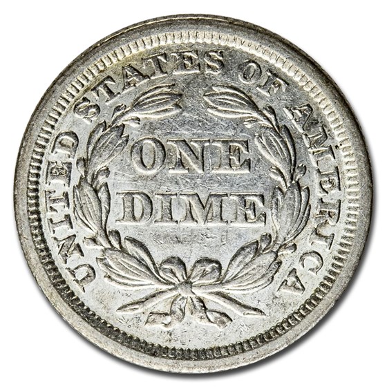 Buy 1845 Liberty Seated Dime AU (Details) | APMEX