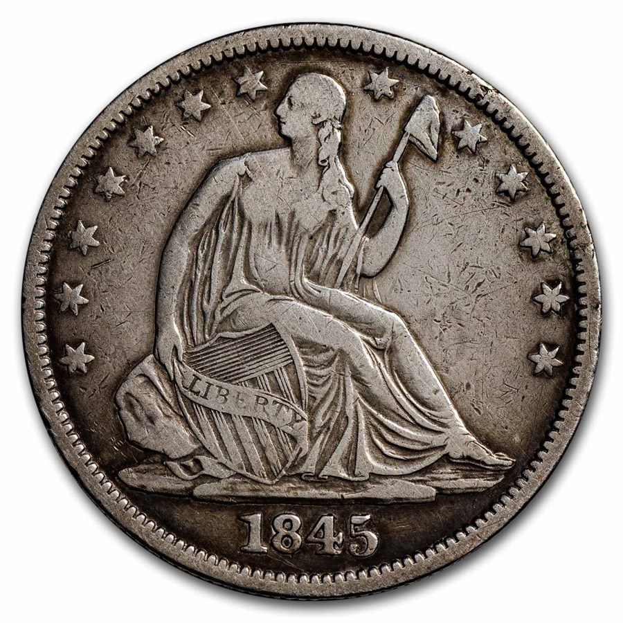 Buy 1845-O Liberty Seated Half Dollar XF (Details) | APMEX