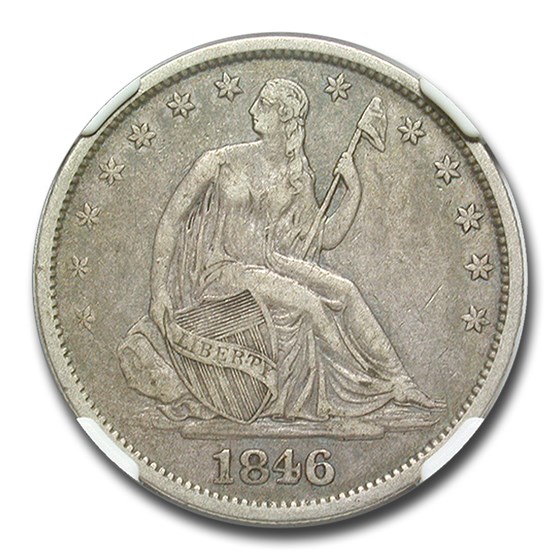 Buy 1846/1-6 O Liberty Seated Half Dollar XF-40 NGC (Med Date VP-001) | APMEX