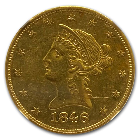 Buy 1846 $10 Liberty Gold Eagle AU-53 NGC | APMEX
