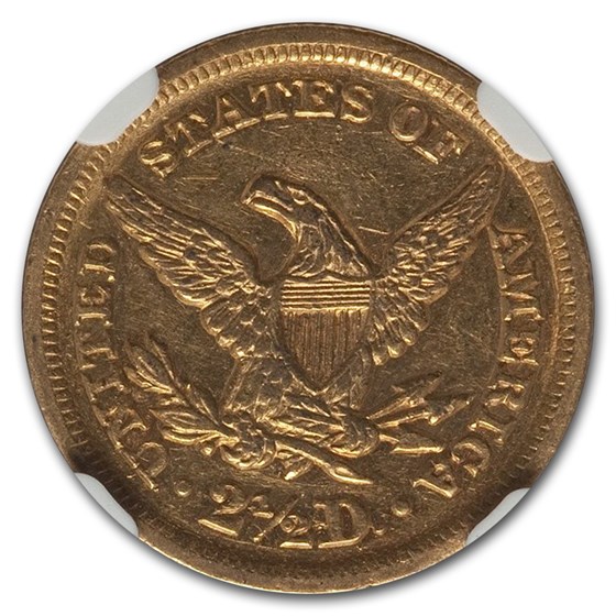 Buy 1846 $2.50 Liberty Gold Quarter Eagle AU-53 NGC | APMEX