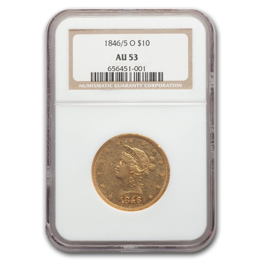Buy 1846/5-O $10 Liberty Gold Eagle AU-53 NGC | APMEX