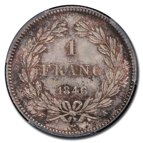 Buy 1846-A French Silver Franc MS-65 PCGS | APMEX