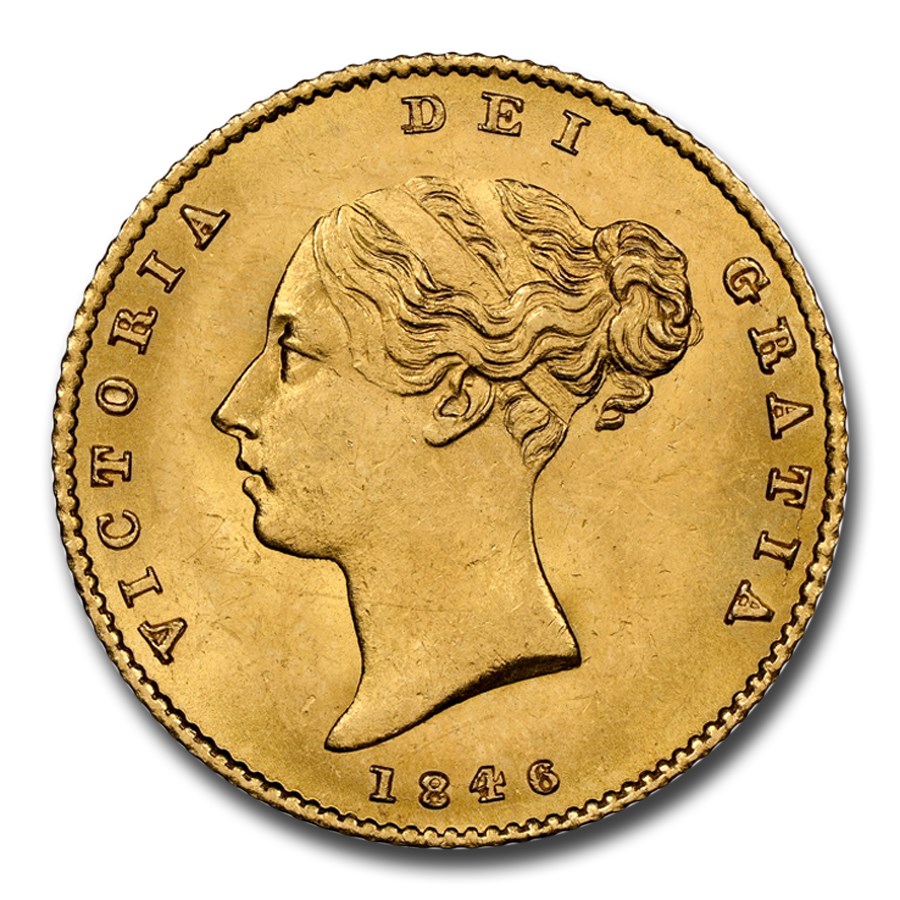 Buy 1846 GB Gold Half Sovereign Victoria MS-64 | APMEX