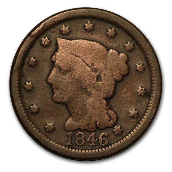 Buy 1846 Large Cent Tall Date Good | APMEX