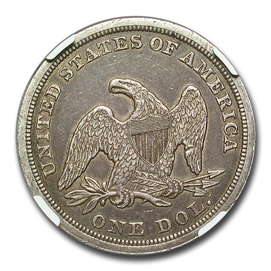 Buy 1846 Liberty Seated Dollar XF-45 NGC | APMEX