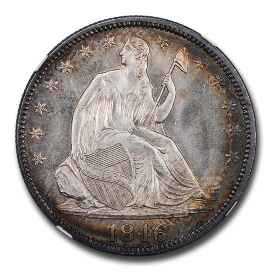 Buy 1846 Liberty Seated Half Dollar MS-67 NGC (Tall Date) | APMEX