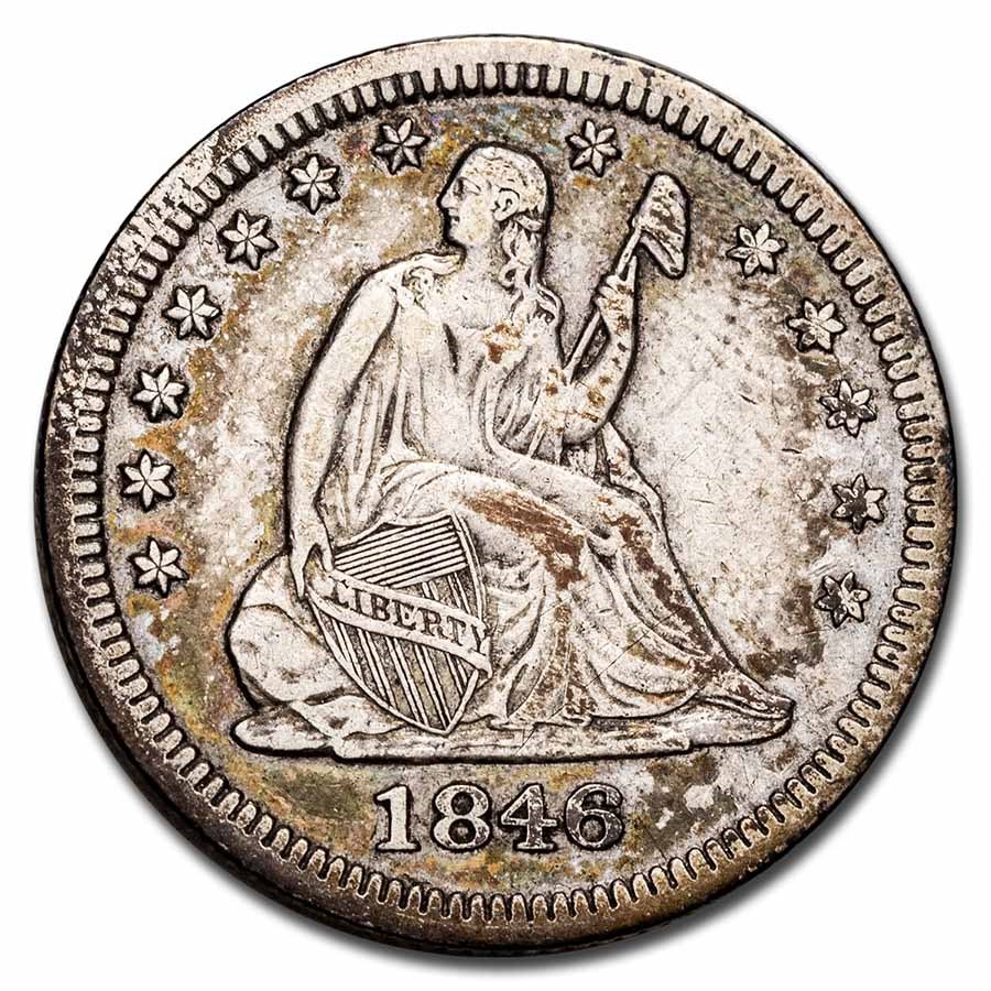 Buy 1846 Liberty Seated Quarter XF (Details) | APMEX