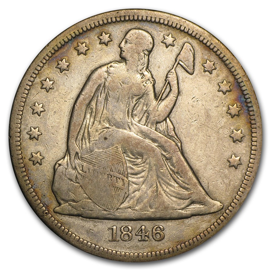 Buy 1846-O Liberty Seated Dollar VF | APMEX