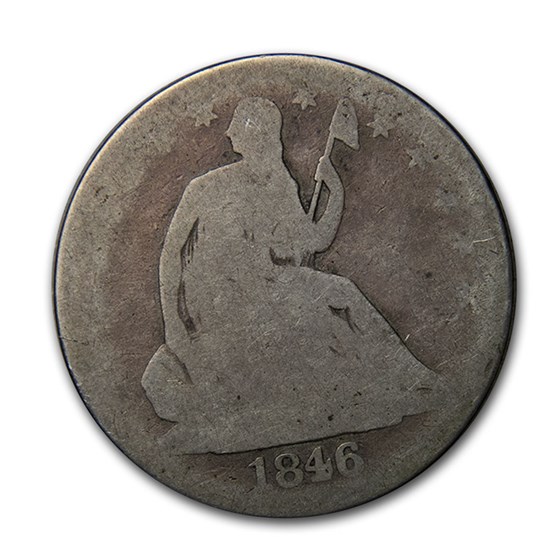 Buy 1846-O Liberty Seated Half Dollar Medium Date AG | APMEX