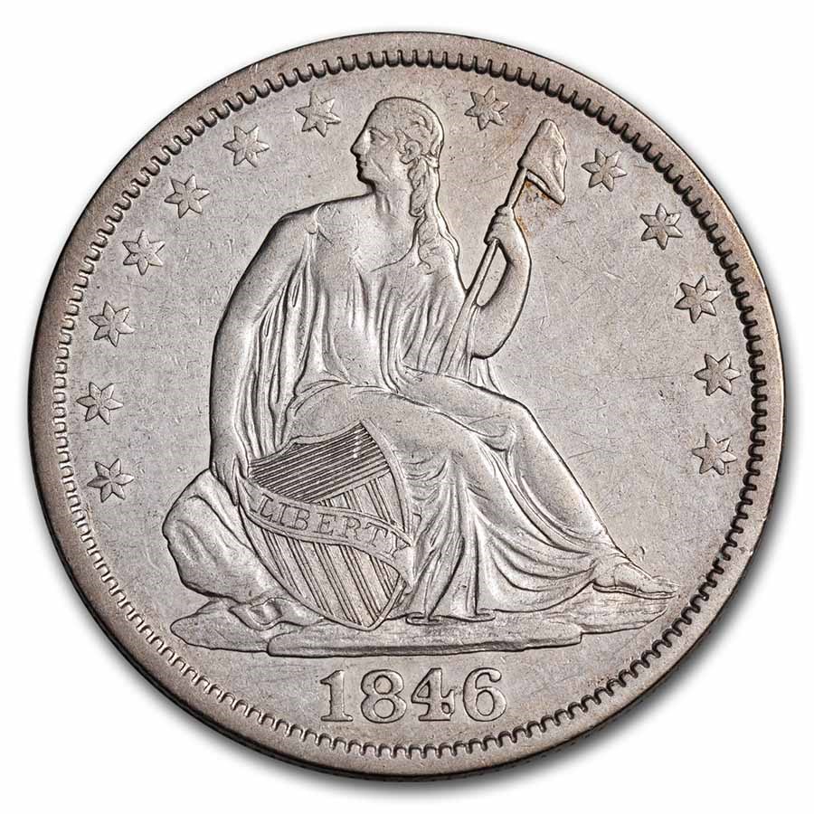 Buy 1846-O Liberty Seated Half Dollar Medium Date VF | APMEX
