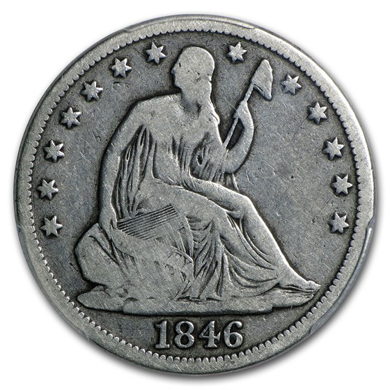 Buy 1846-O Liberty Seated Half Dollar VG-10 PCGS (Tall Date) | APMEX