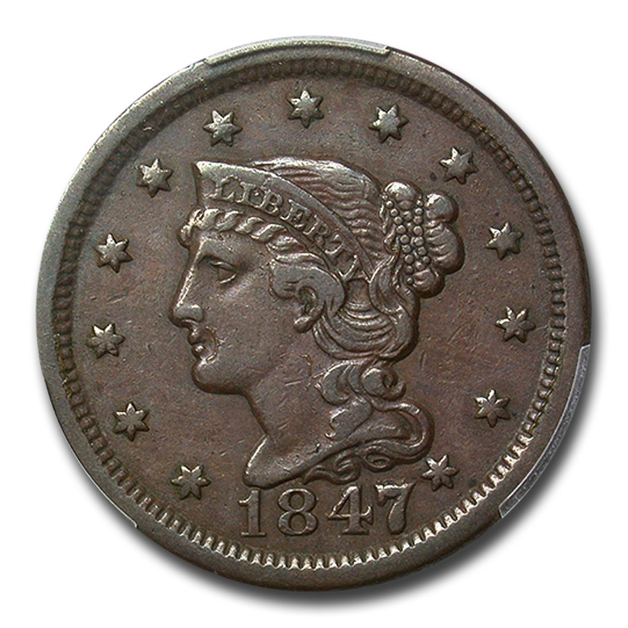 Buy 1847/47 Large Cent XF-45 PCGS (Large/Small 47) | APMEX