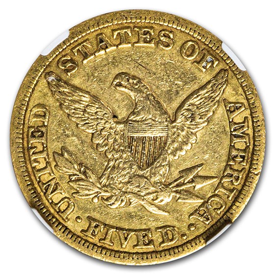 Buy 1847 $5 Liberty Gold Half Eagle XF-40 NGC (MPD, FS-302) | APMEX