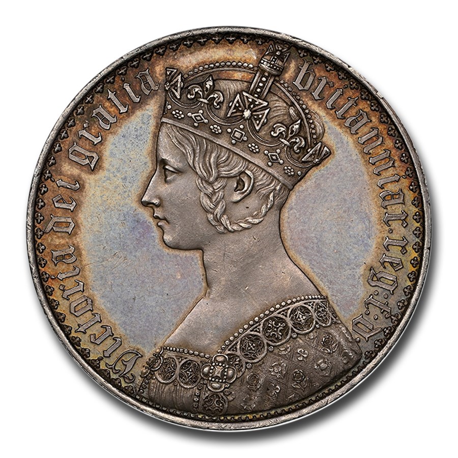 Buy 1847 Great Britain Silver Gothic Crown Victoria PF-62 NGC | APMEX