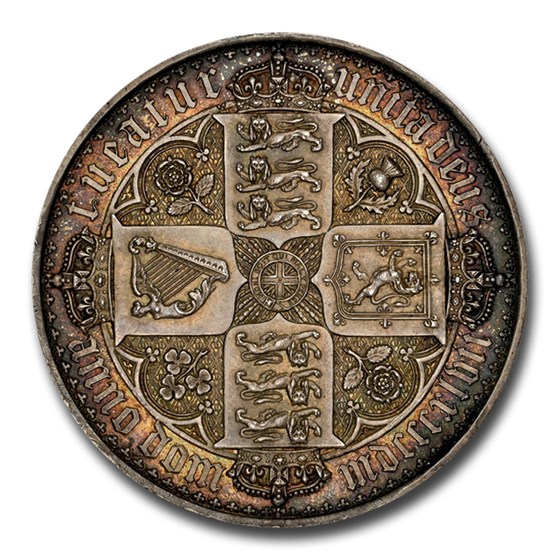 Buy 1847 Great Britain Silver Gothic Crown Victoria PF-64 Cameo NGC | APMEX