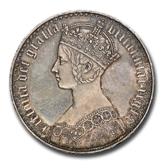 Buy 1847 Great Britain Silver Gothic Crown Victoria PF-64 NGC | APMEX