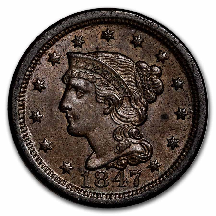 Buy 1847 Large Cent BU | APMEX