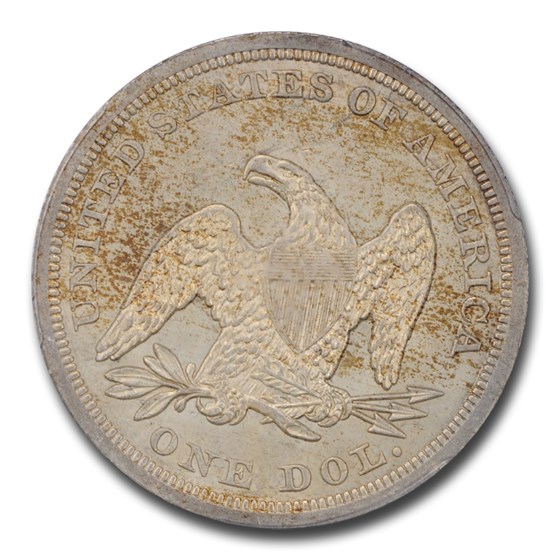 Buy 1847 Liberty Seated Dollar MS-63 PCGS | APMEX