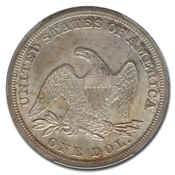 Buy 1847 Liberty Seated Dollar MS-64 PCGS | APMEX