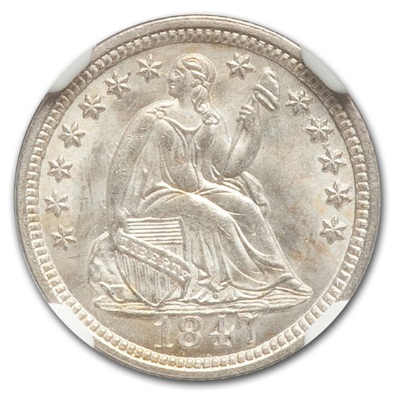 Buy 1847 Liberty Seated Half Dime MS-66 NGC | APMEX