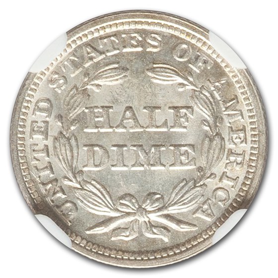 Buy 1847 Liberty Seated Half Dime MS-66 NGC | APMEX