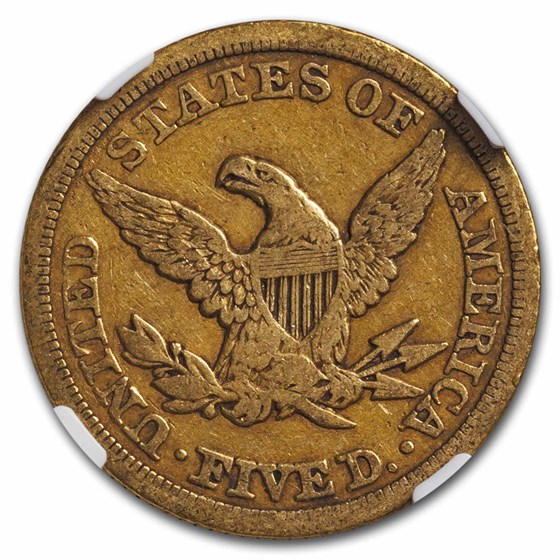 Buy 1848 $5 Liberty Gold Half Eagle XF-45 NGC | APMEX