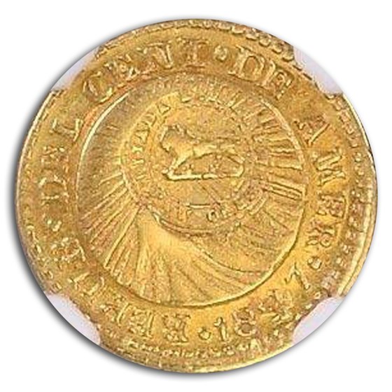 Buy 1849-1857 Costa Rica Gold 1/2 Escudo AU-58 NGC | APMEX