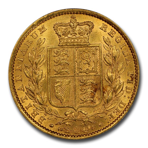 Buy 1849 Great Britain Gold Sovereign Victoria MS-61 | APMEX