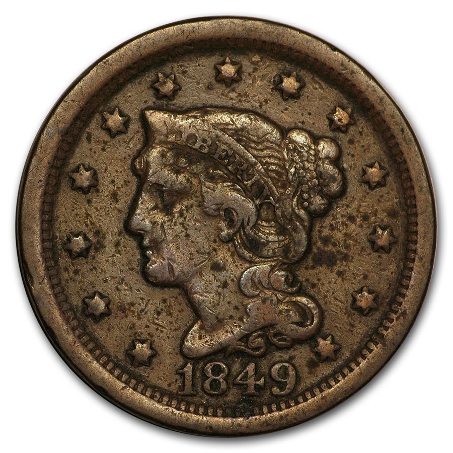 Buy 1849 Large Cent Fine | APMEX