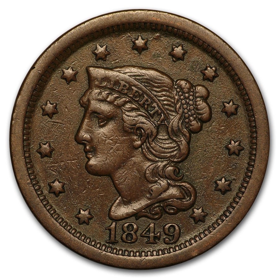 Buy 1849 Large Cent XF | APMEX