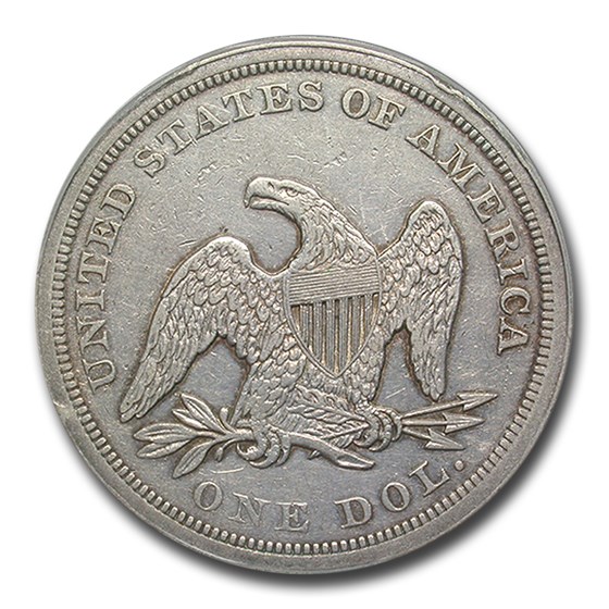 Buy 1849 Liberty Seated Dollar XF-40 PCGS | APMEX