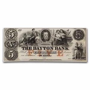Buy 185_ $5 The Dayton Bank St. Paul, Minnesota AU Remainder | APMEX