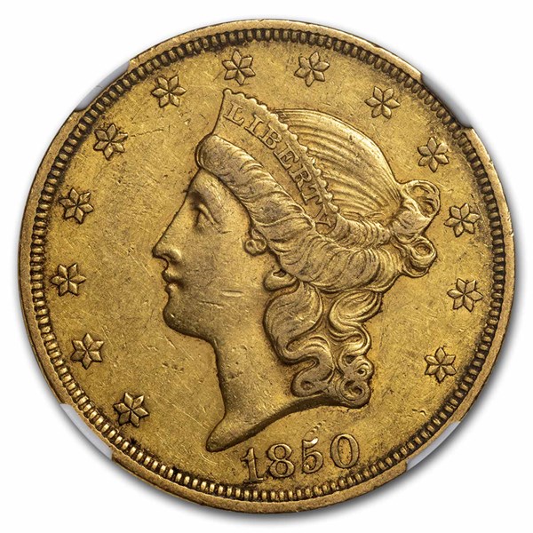 1850 (None) Phil Liberty Head Double Eagle Value - APMEX