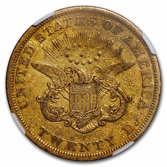 Buy 1850 $20 Liberty Gold Double Eagle VF-30 NGC | APMEX