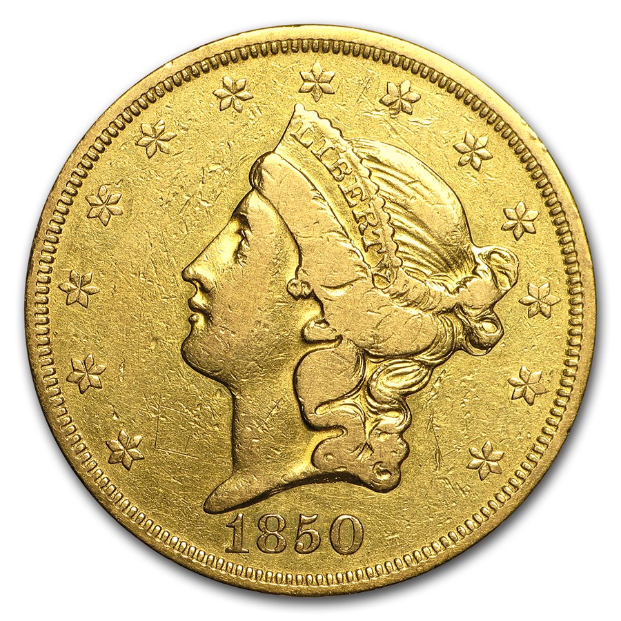 Buy 1850 $20 Liberty Gold Double Eagle VF | APMEX