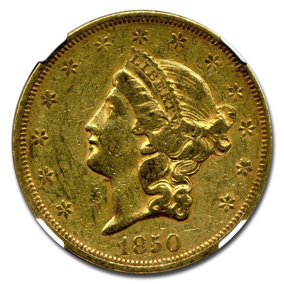 Buy 1850 $20 Liberty Gold Double Eagle XF-40 NGC CAC | APMEX