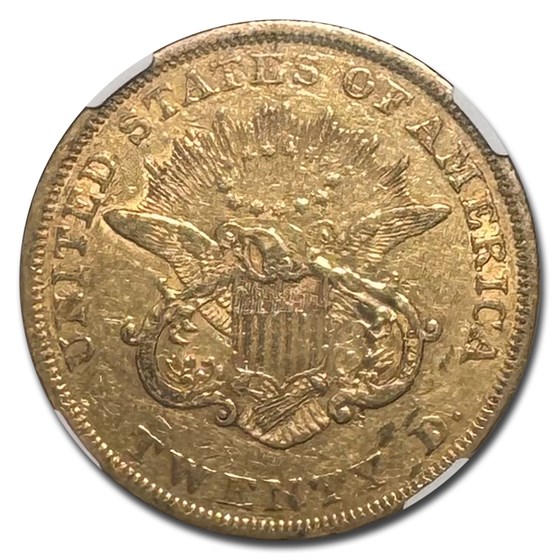 Buy 1850 $20 Liberty Gold Double Eagle XF-45 NGC | APMEX