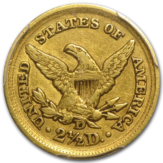 Buy 1850-D $2.50 Liberty Gold Quarter Eagle XF-45 PCGS | APMEX