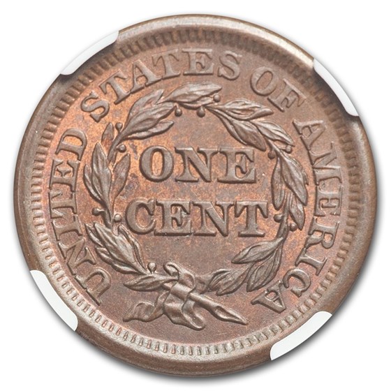 Buy 1850 Large Cent MS-66 NGC (Brown) | APMEX