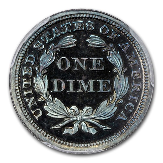 Buy 1850 Liberty Seated Dime PR-66+ PCGS | APMEX