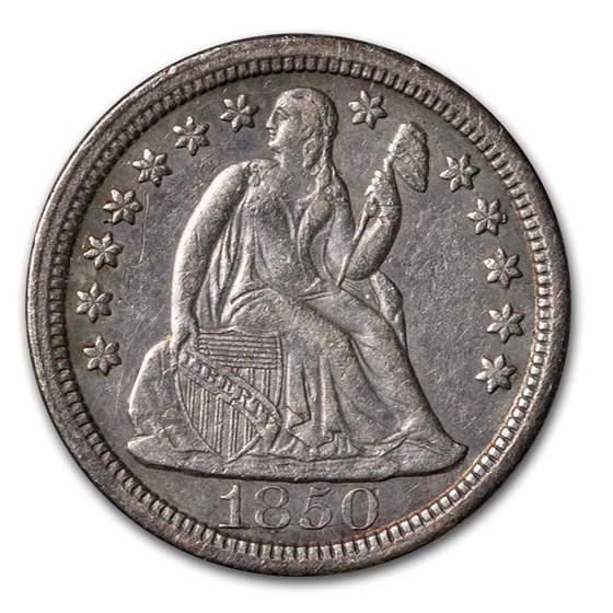 Buy 1850 Liberty Seated Dime XF | APMEX