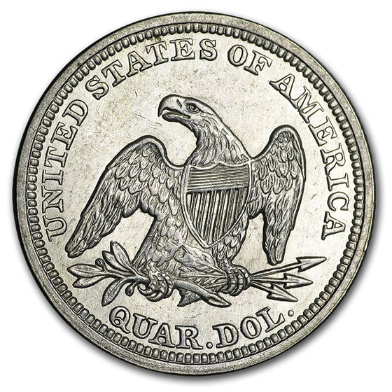 Buy 1850 Liberty Seated Quarter BU | APMEX